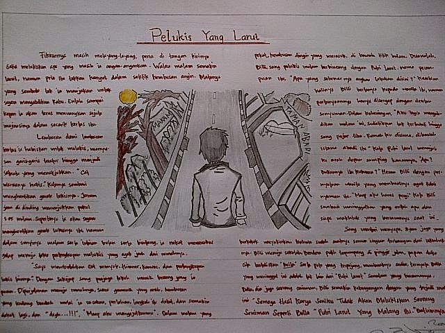 MADING ROKSIS SMA NEGERI 1 BARRU: Cerpen "Pelukis yang Larut" oleh Ismail