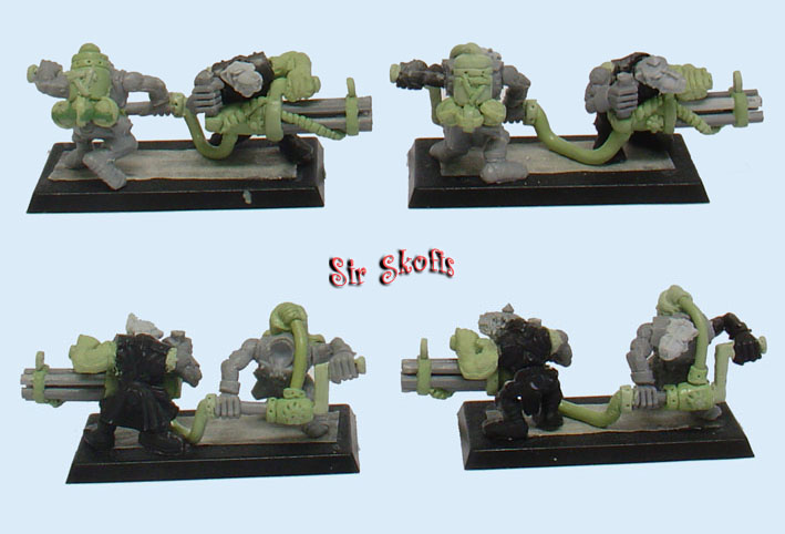 Sir Skofis's Workshop: Skaven custom made Ratling Guns (conversions)