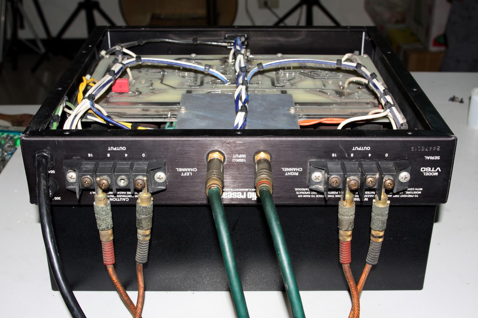 吉鵬音響工作坊: [維修] audio research VT60 後級