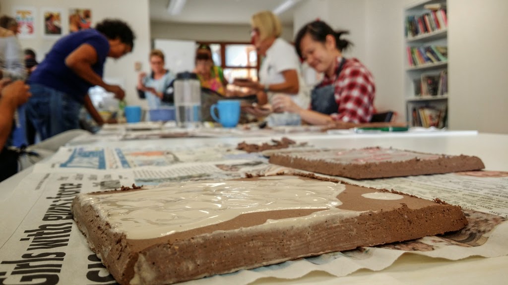 ang design blog: mark making on clay...
