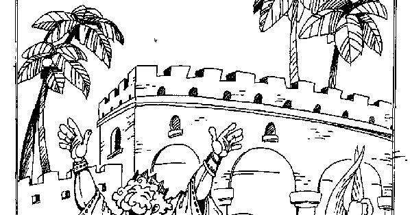 El Rey David danzando para colorear | Dibujos infantiles, imagenes ...