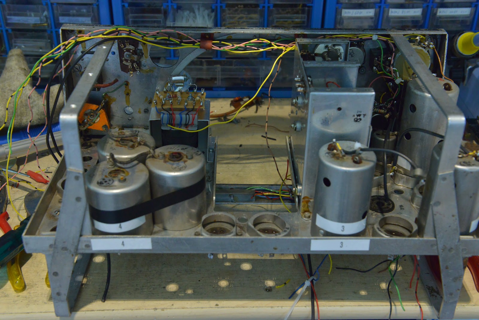 PD3WMZ - ON2WMZ: Rebuild Marconi R1155