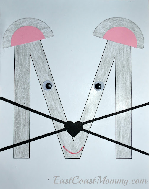 East Coast Mommy: Alphabet Crafts - Letter M (including an adorable ...