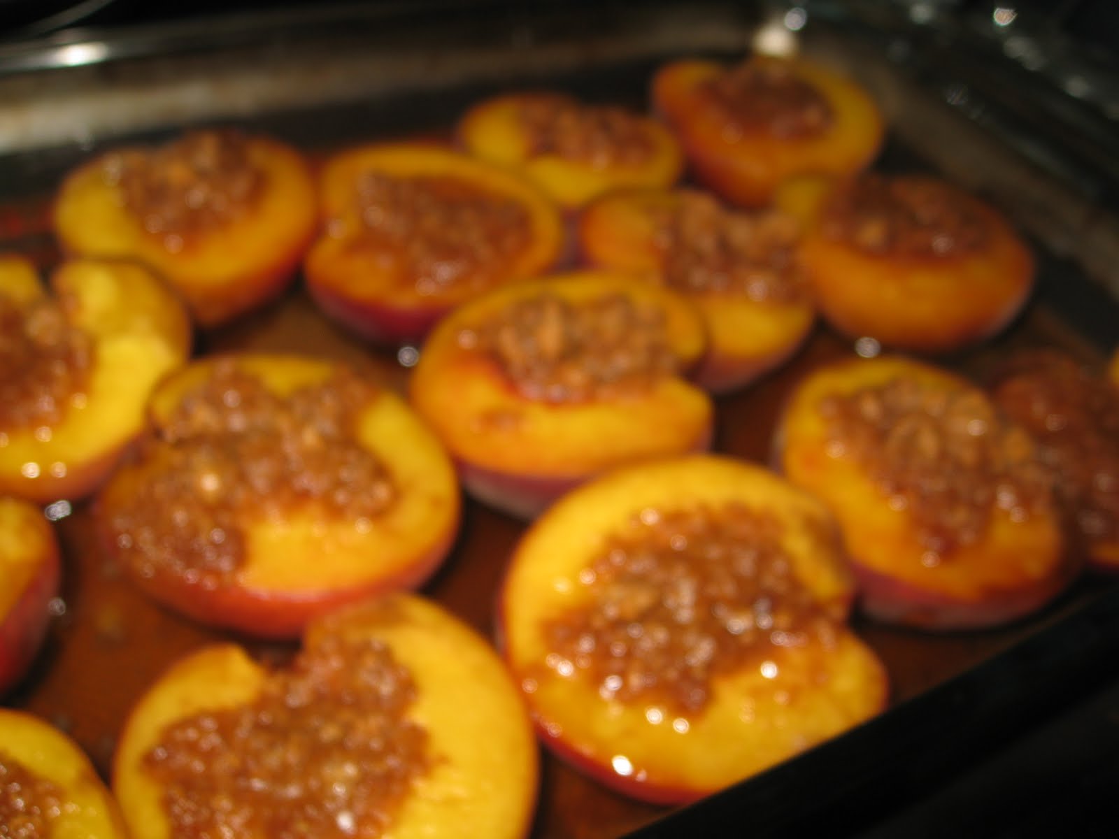 Tasty Tuesday - Baked Peaches - Honest And Truly!