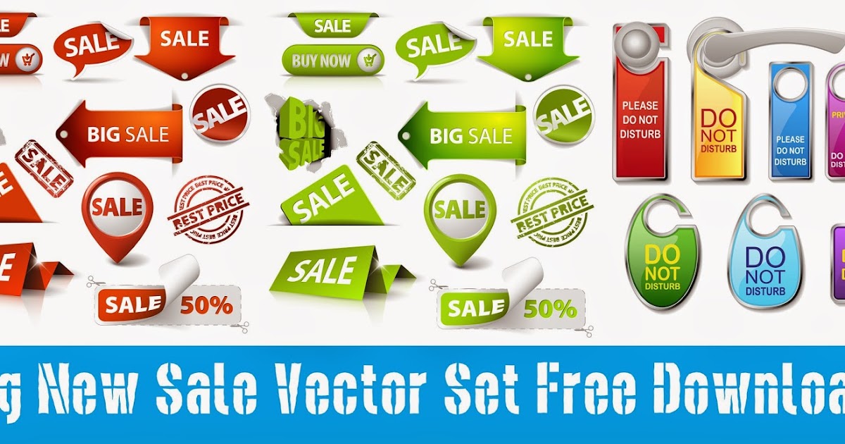 Big New Sale Vector Set free downloas | naveengfx