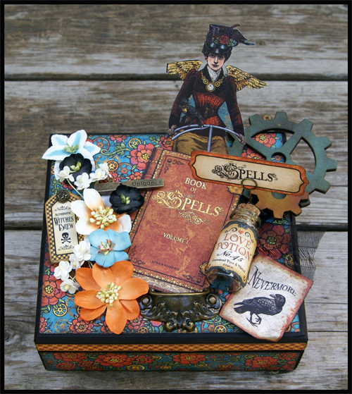 Rodriguez Designs: Altered Steampunk Spells }The Scrapbooking Studio