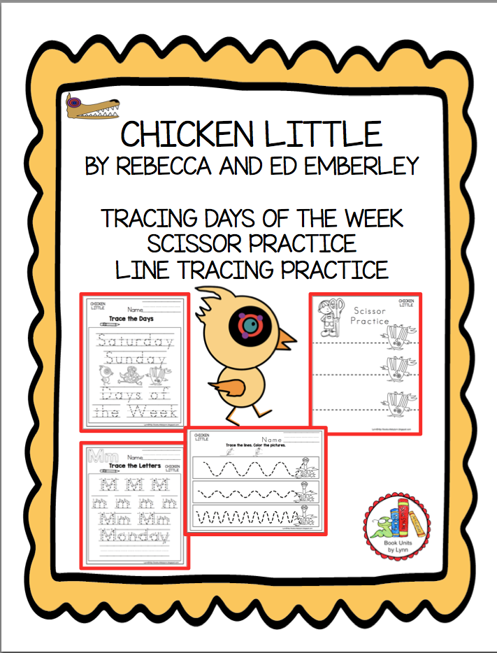 CHICKEN LITTLE BOOK UNIT ADD ON ~ Book Units by Lynn
