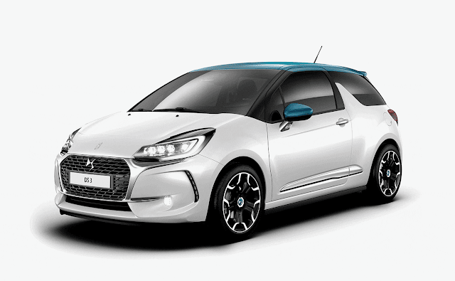 DS 3 Restylée (2016 à 2018) - Couleurs et code peinture