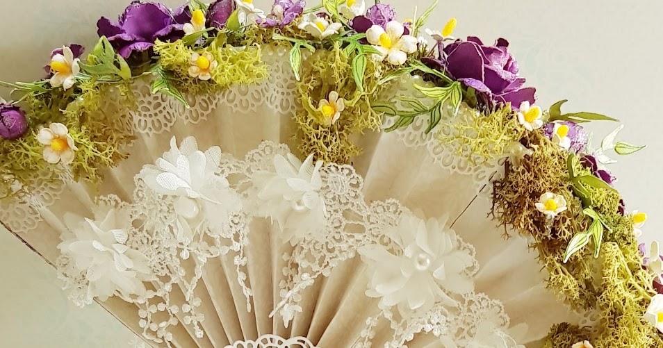 Little Rosebud craft: FLORAL FAN
