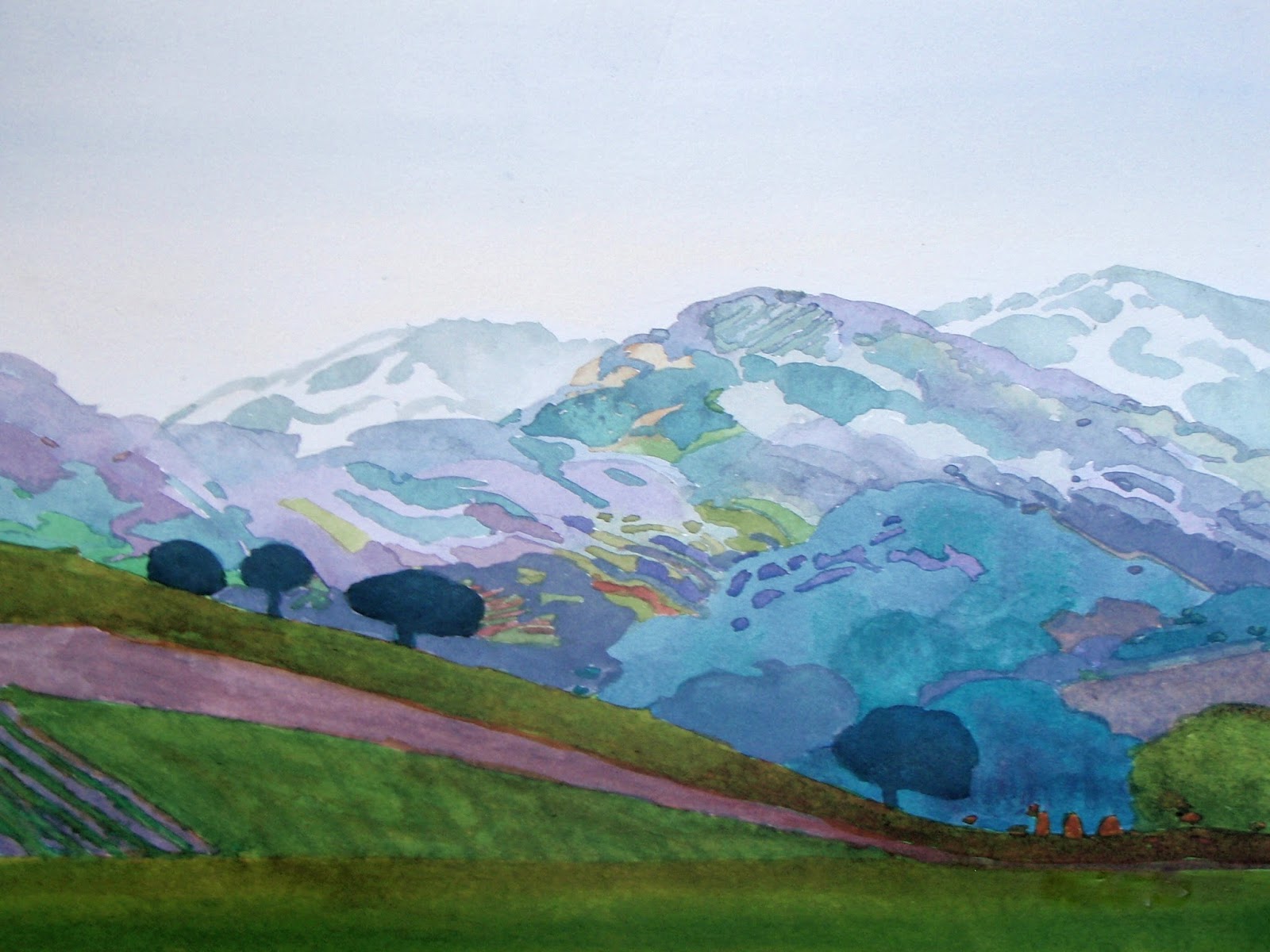 robin purcell california watercolors in the plein air tradition ...