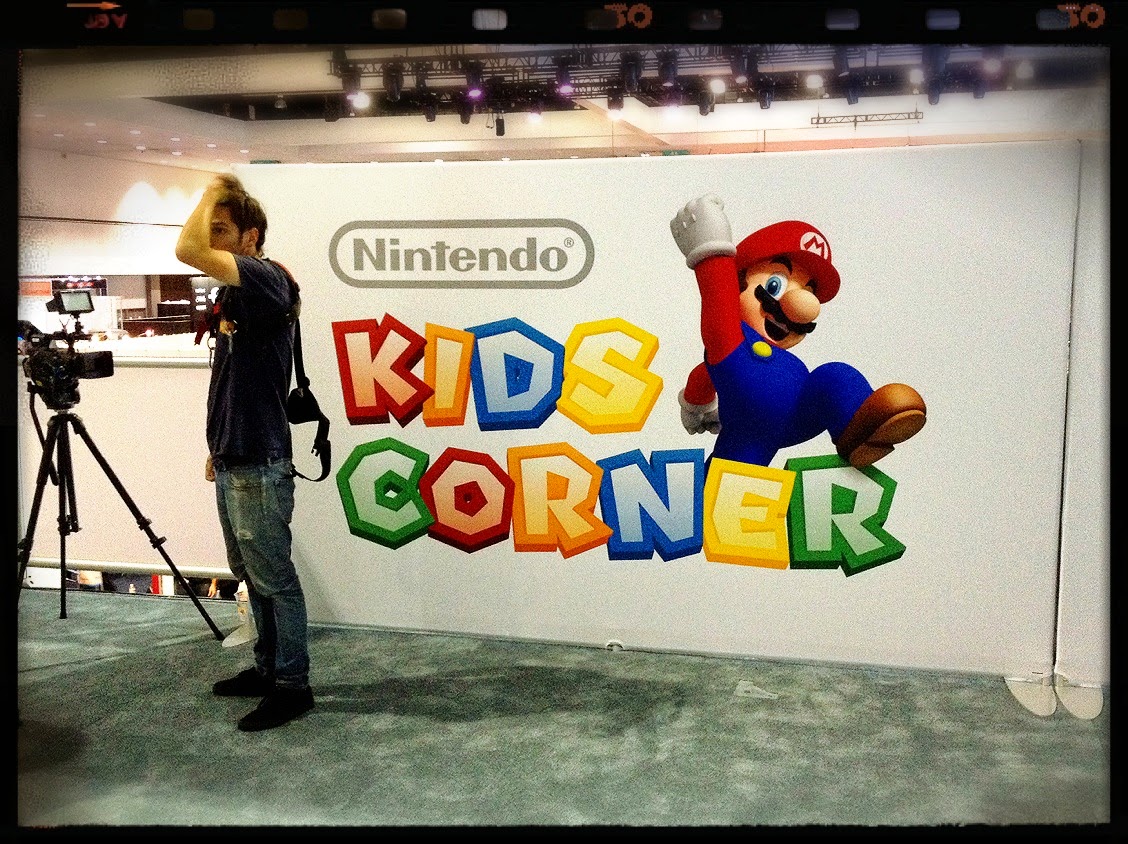 sweatpantsmom: Nintendo Kids Corner at E3 2014: Feels like she's livin ...