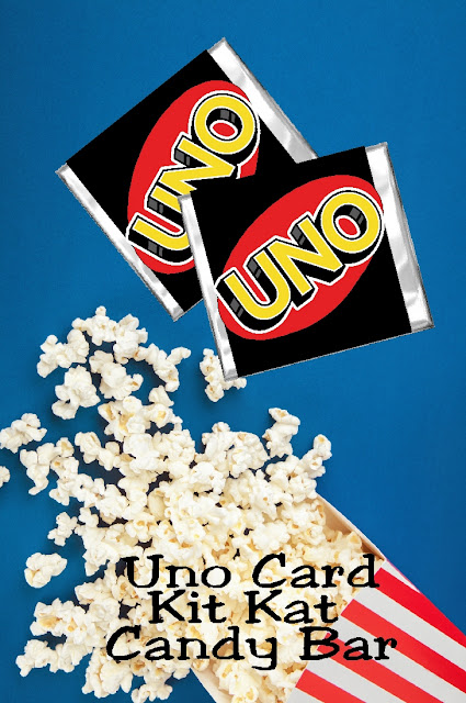 DIY Party Mom: Uno Card Kit Kat Candy Bar Wrapper