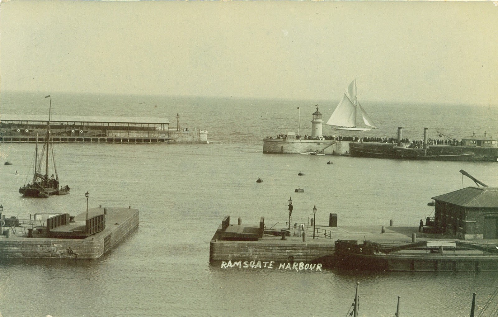 thanetonline: The Great Wall of Ramsgate and some old pictures of ...