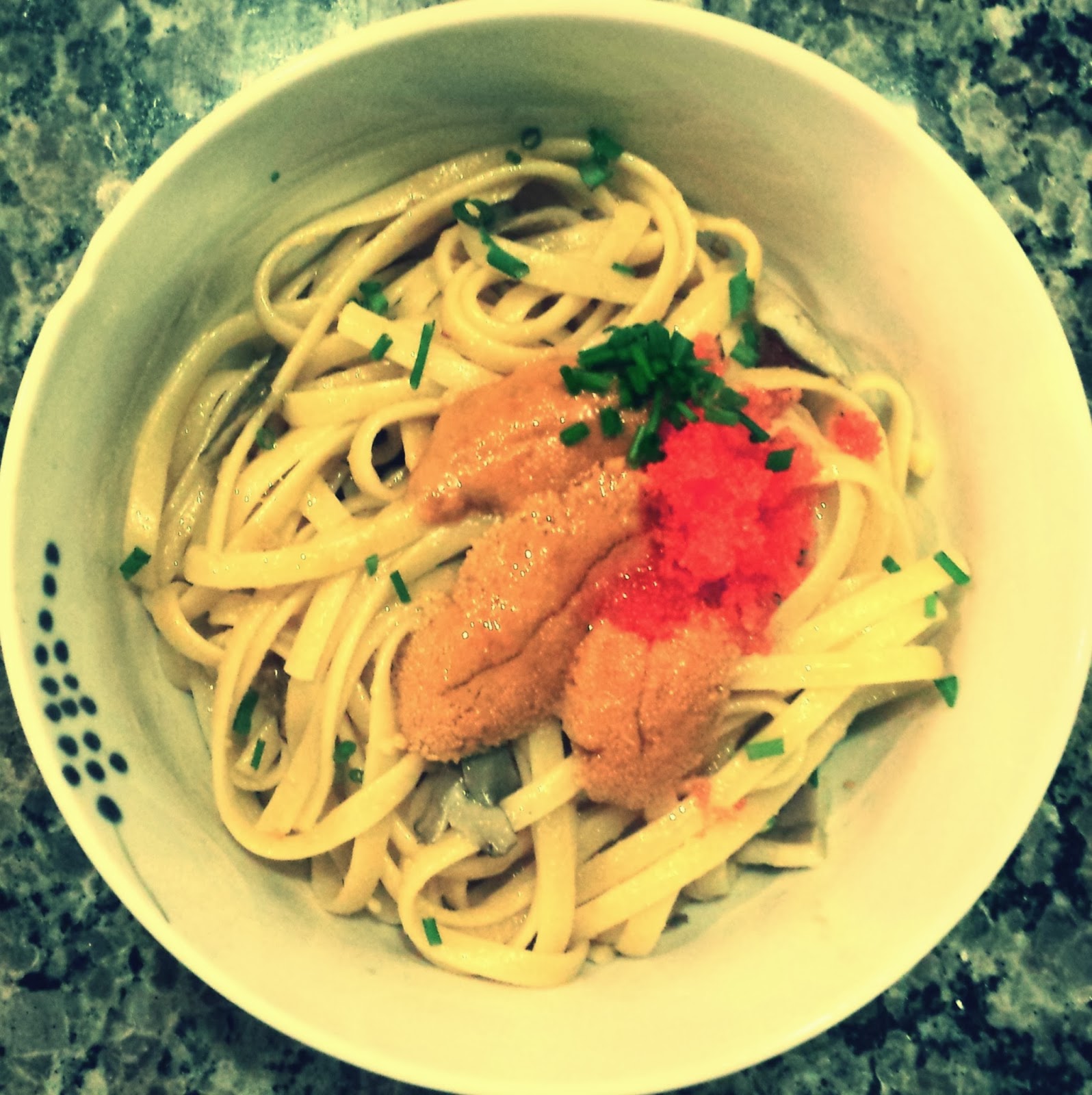 iChompSF: DIY: Homemade Uni Spaghetti