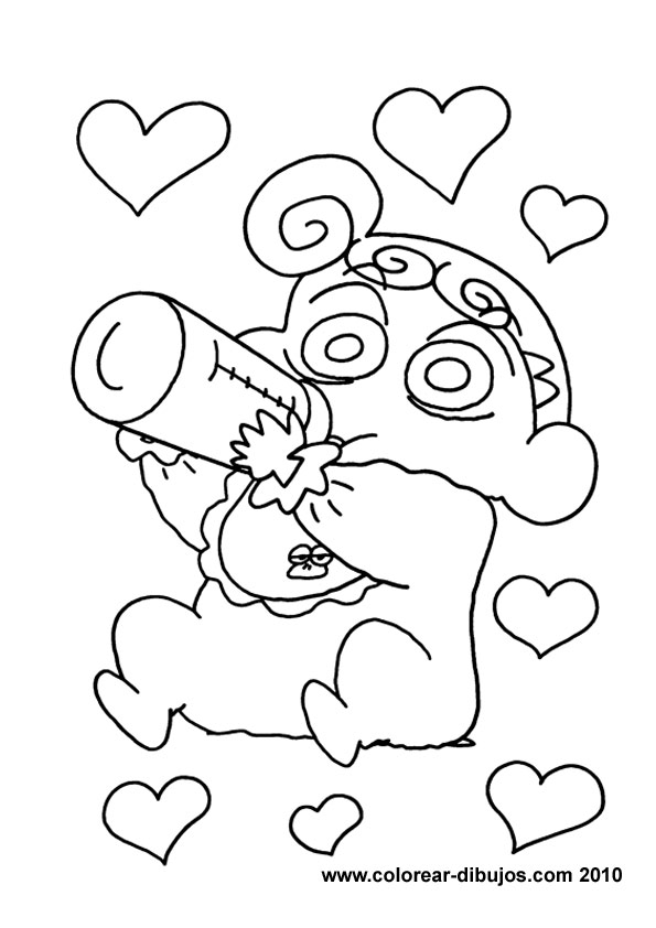 Shin Chan Coloring Pages Sketch Coloring Page