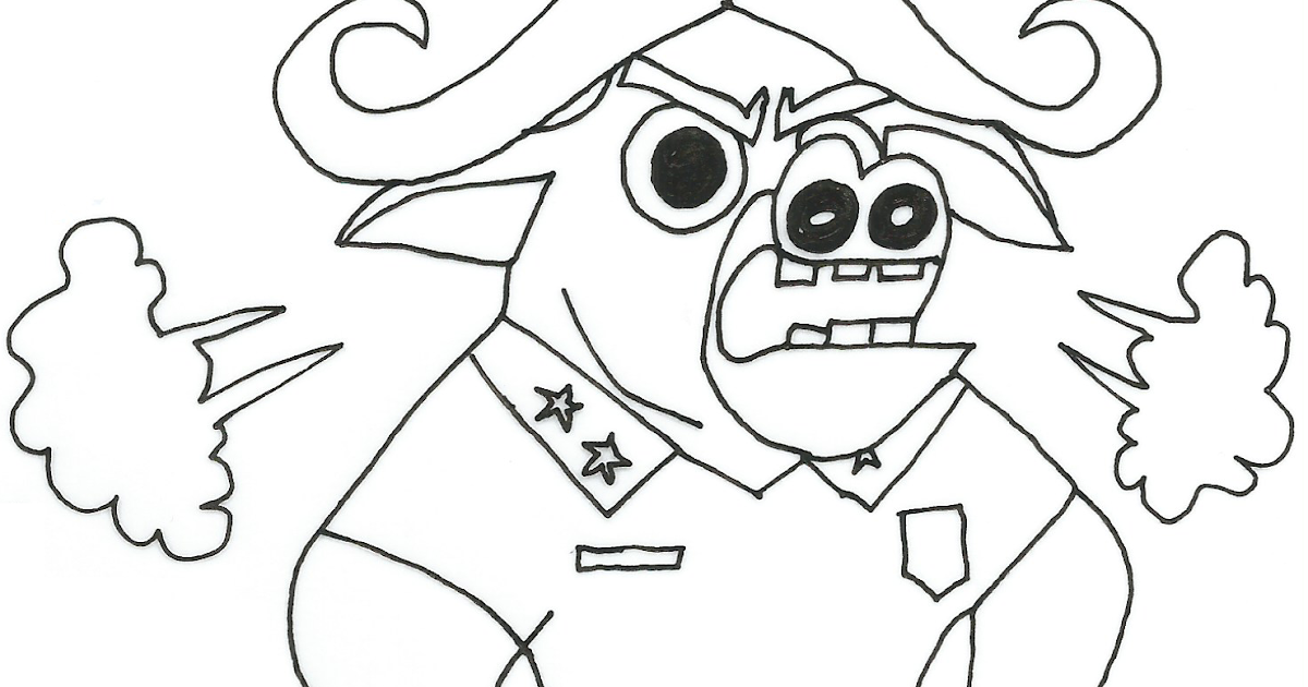 Free Printable Zootopia Coloring Pages: Chief Bog Free Printable ...