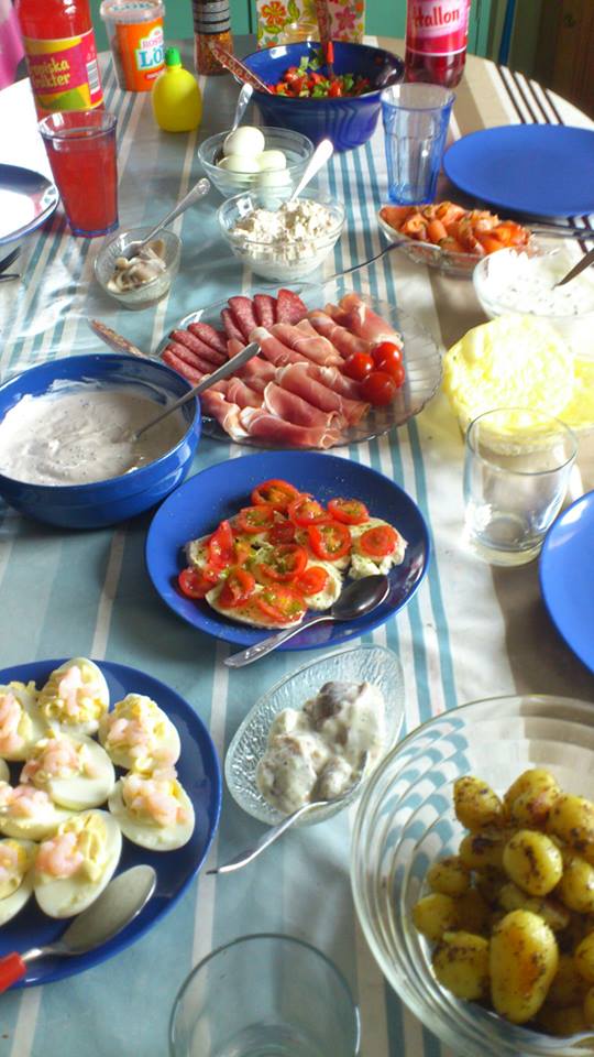 Inger´s sagor och recept: Midsommarlunch