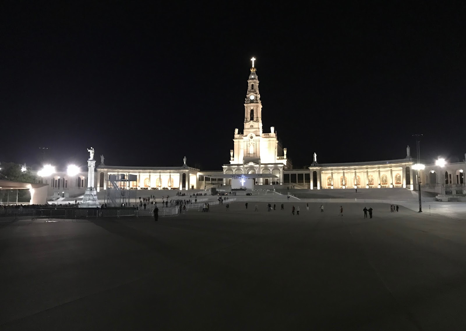 Catholic Pilgrims at Fatima: Fatima Shrine Plaza