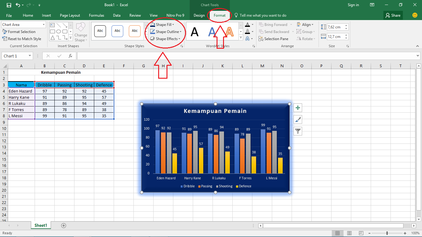Cara Membuat Grafik Bar di Microsoft Excel