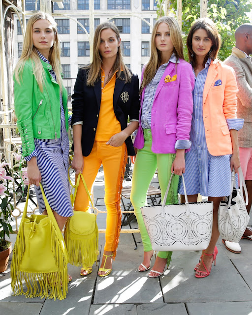 frumpy to funky: Ralph Lauren Hosts Spring 2016 Women’s POLO ...