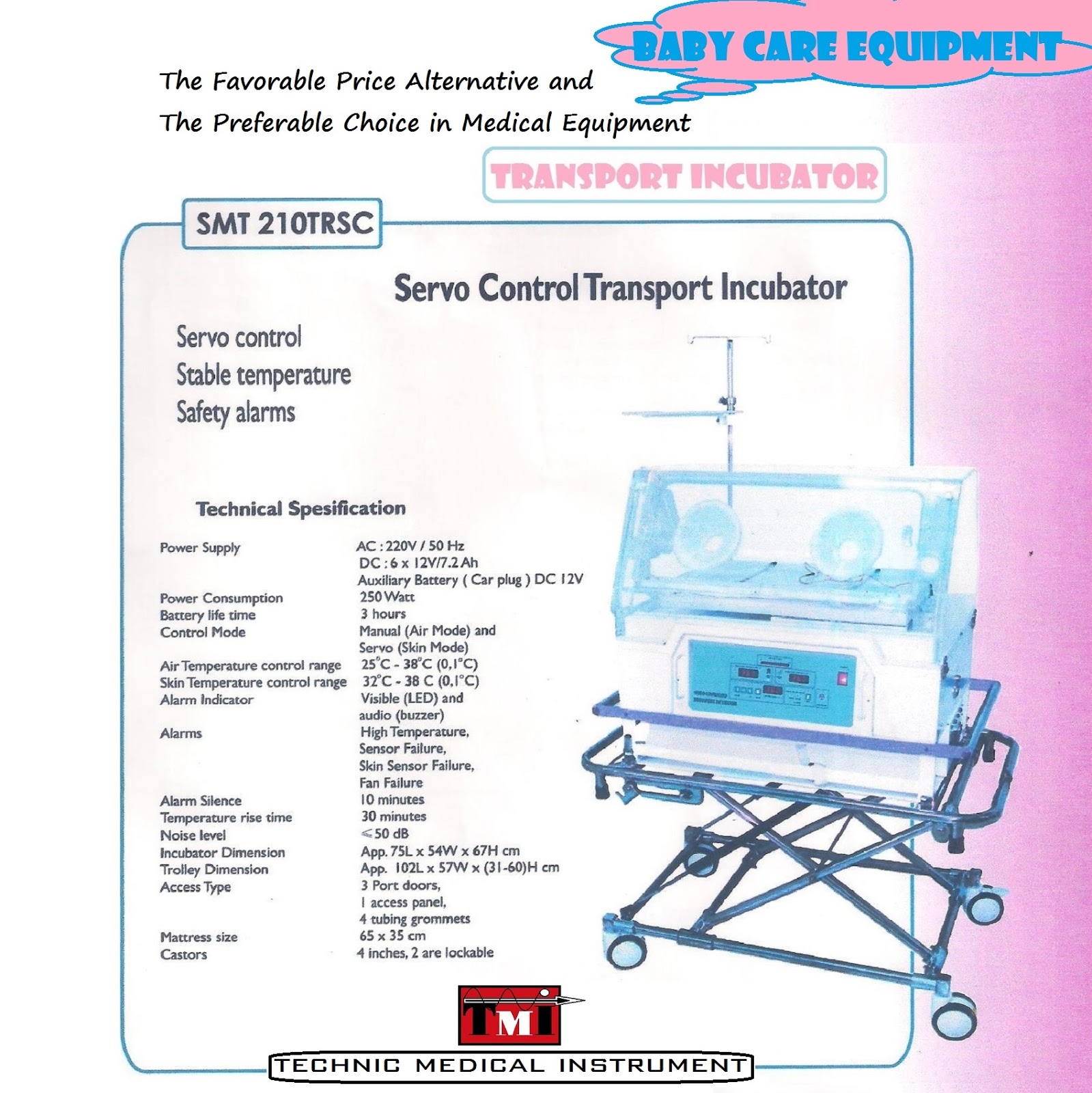 TECHNIC MEDICAL INSTRUMENT: TRANSPORT INCUBATOR