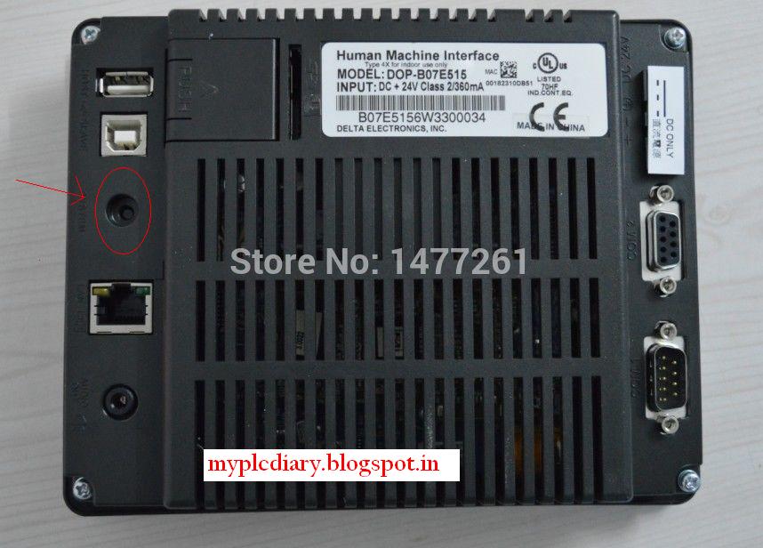 Changing HMI system settings in Delta HMI