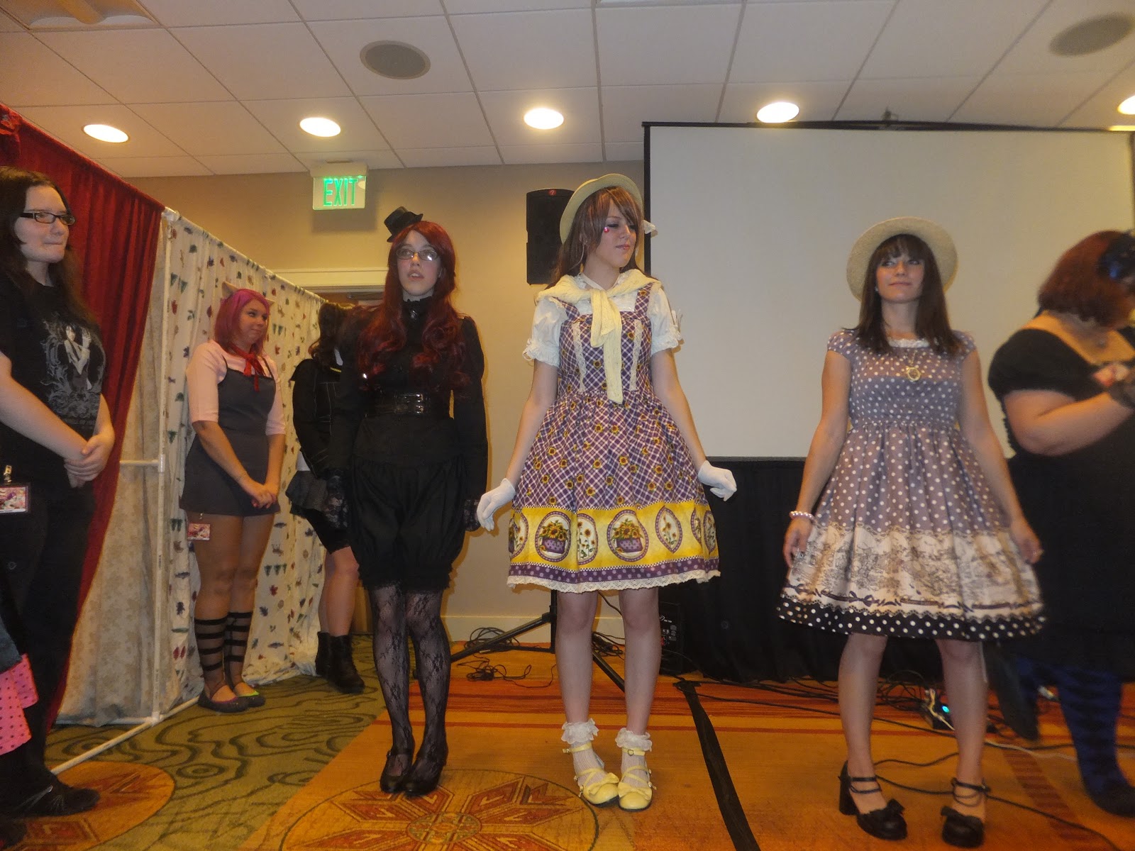 Swirly Purple and Green Crayons: NDK Part 1: Lolita Dress-Up Panel