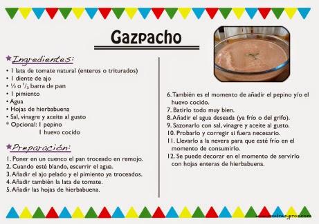 El budare del Cega: Todo sobre el gazpacho (infografías)