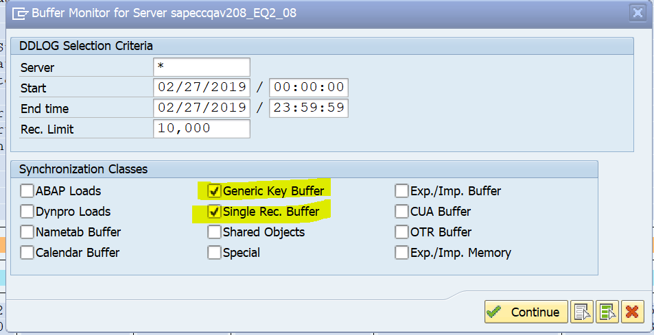 SAP ABAP Central: Table Buffering in Application Server