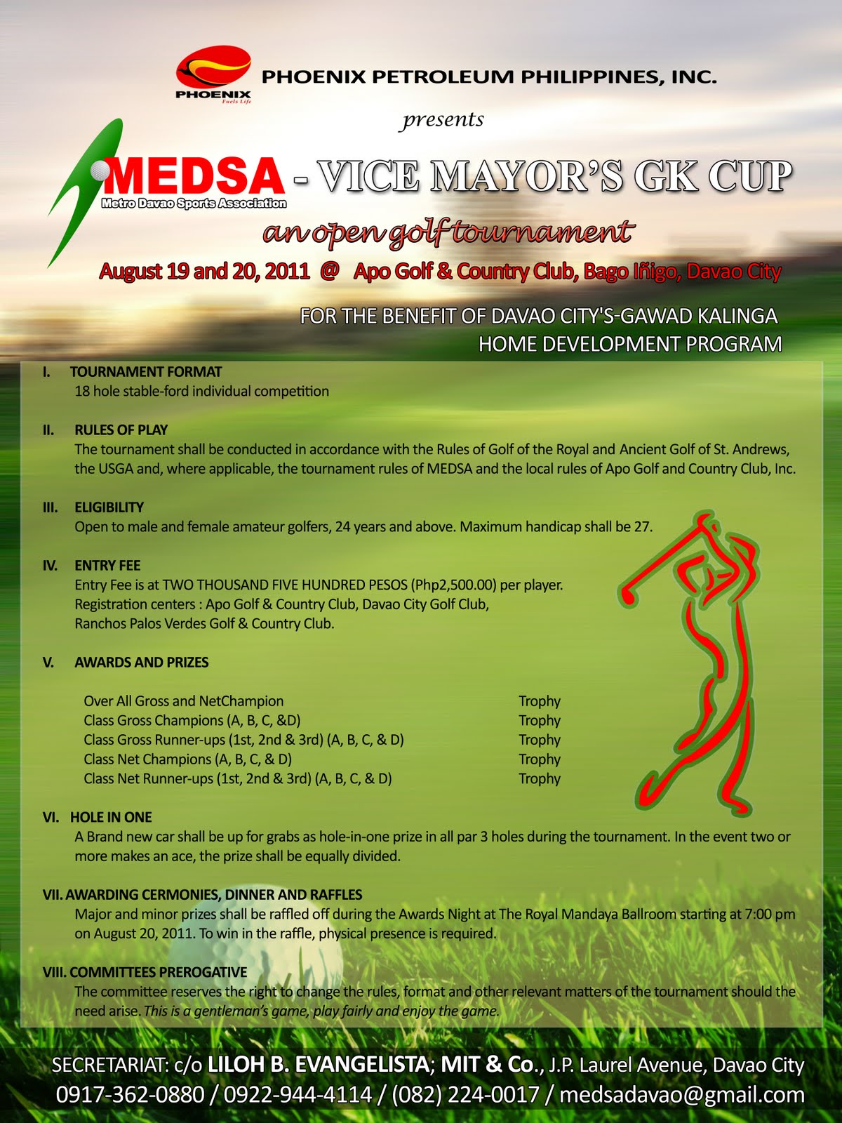 Golf in Davao and in other parts of the Philippines: All set for MEDSA ...