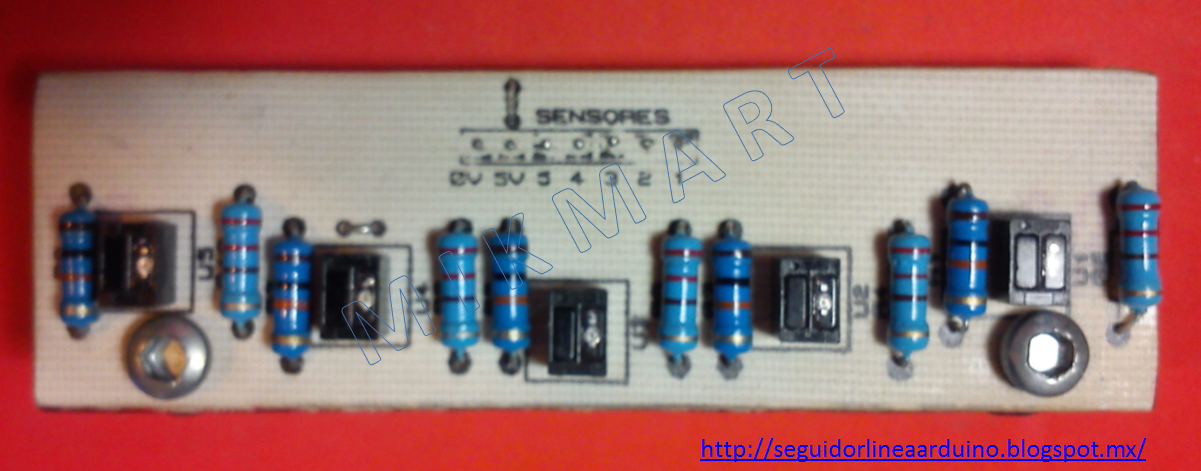 SEGUIDOR DE LINEA & ARDUINO UNO: Sensores para seguidor de linea.