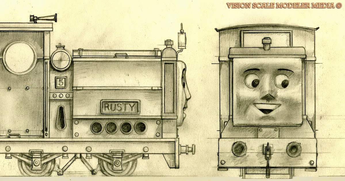 SodorModelRailroading: Blueprints: Rusty, 16mm scale