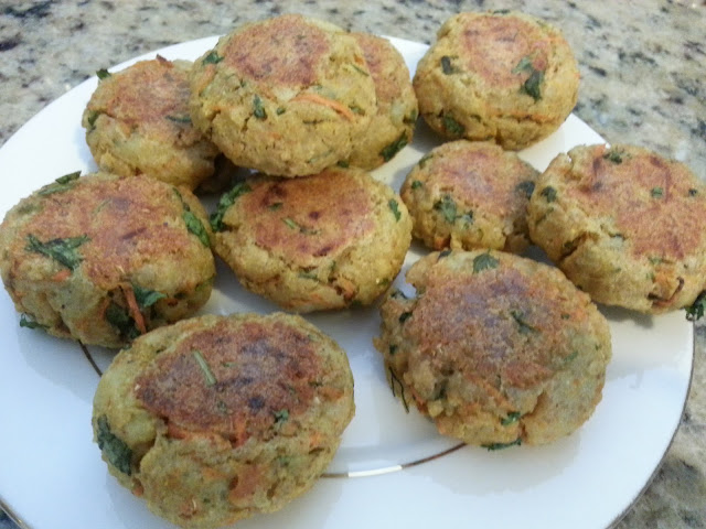 HCF: Baked Soya and Potatoes , Cheese tikkis