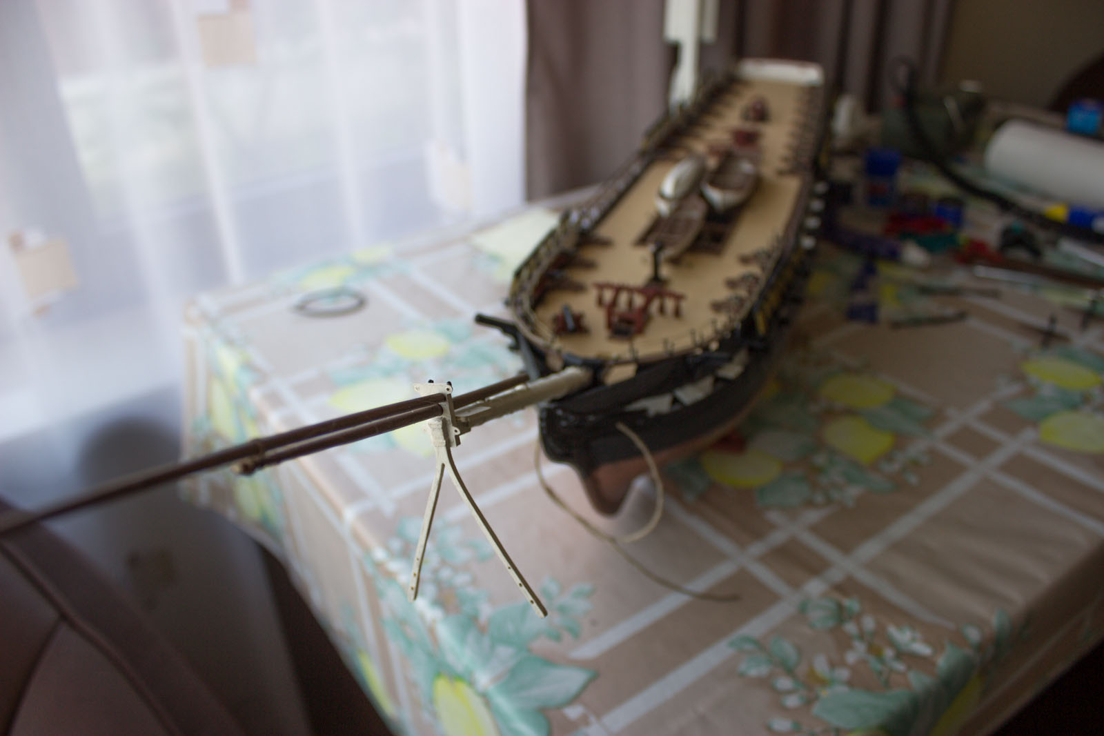 Sailing Ship Models: USS Constitution - The Bowsprit