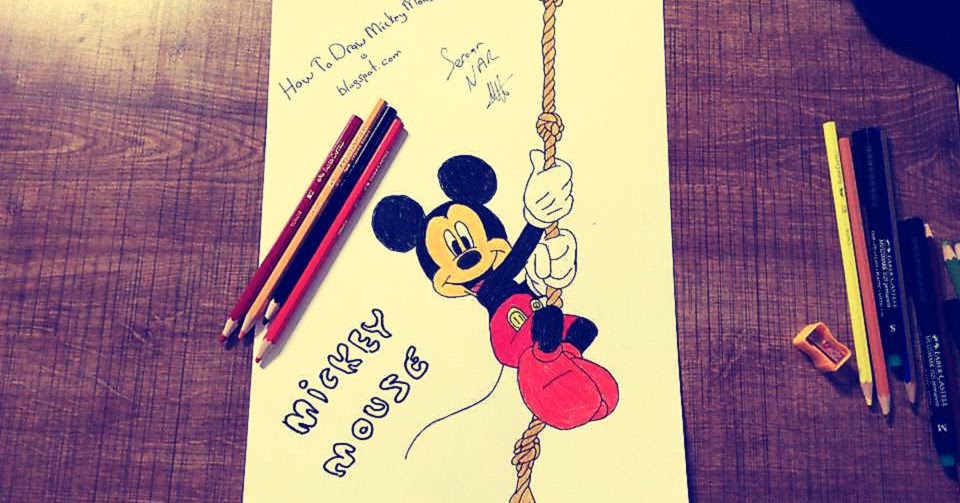 Cool Mickey Mouse Drawing For Kids | Easy Mickey Mouse Drawings and ...