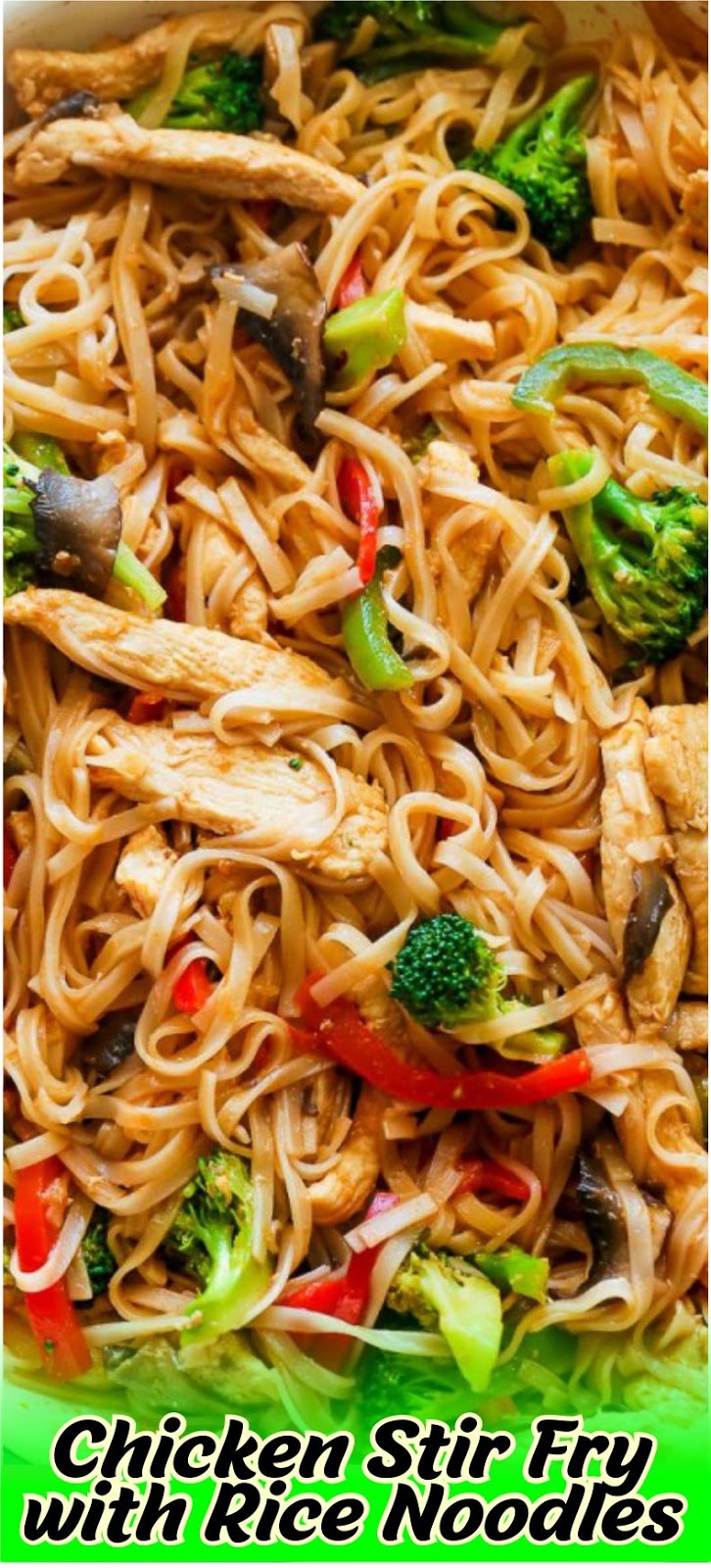 Chicken Stir Fry with Rice Noodles (30 minute meal) | Extra Ordinary Food