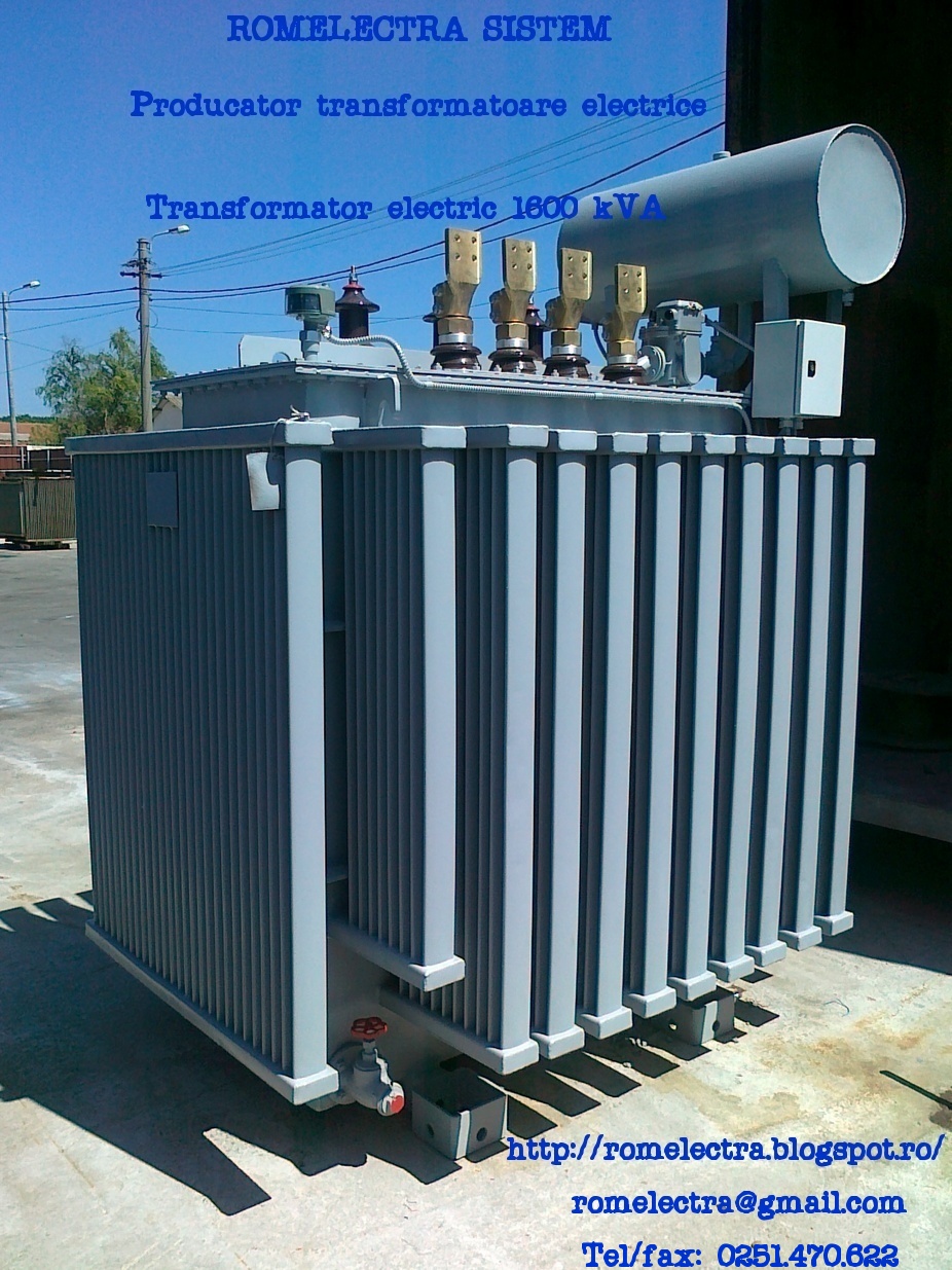 TRANSFORMATOARE ELECTRICE office@romelectra.ro 0722.762.541: Producator ...