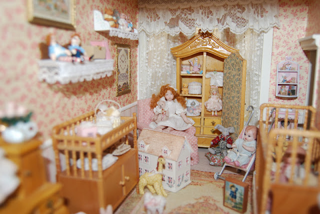 Gammy's Little House: Miniature Baby Room Tour