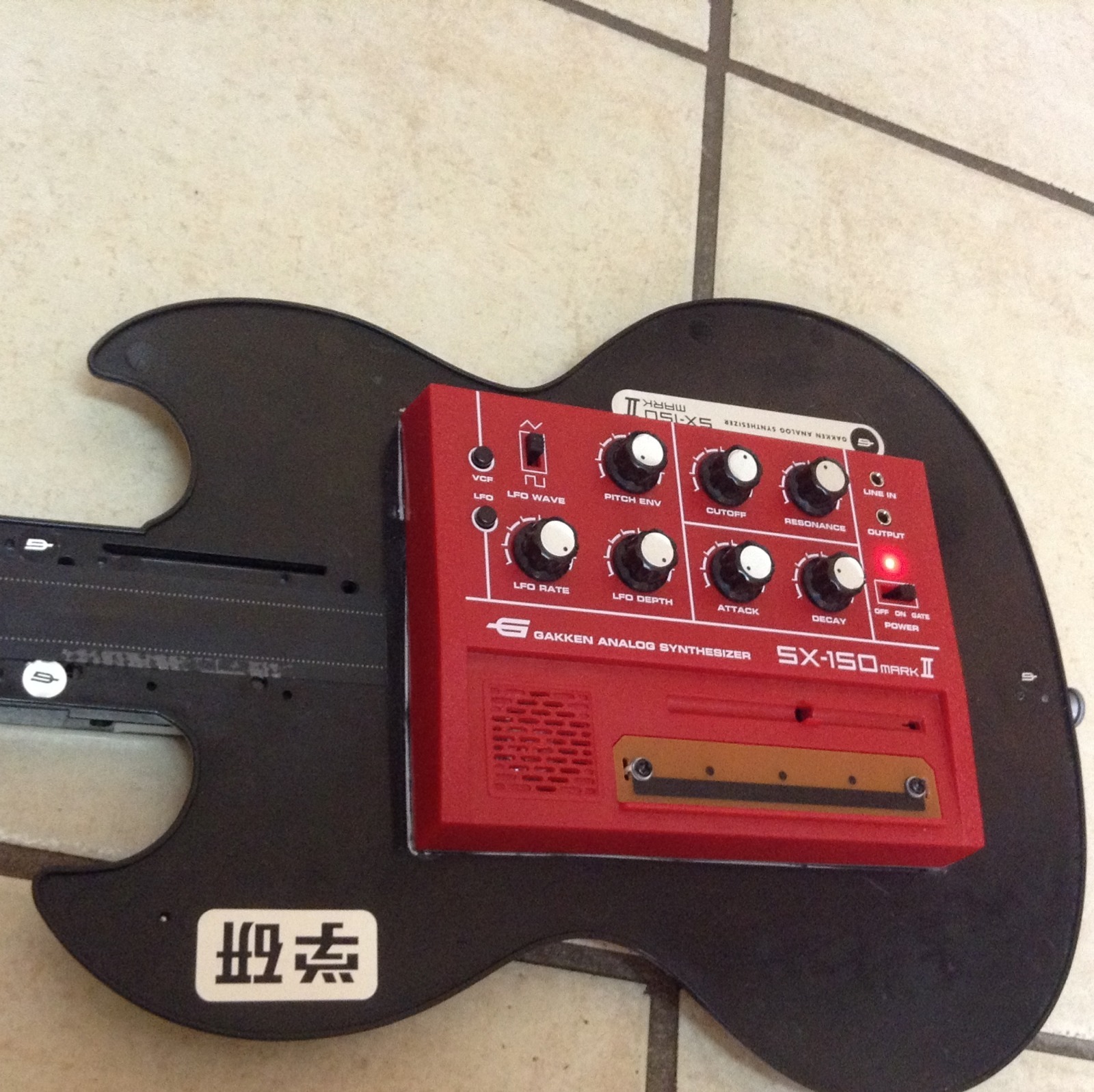 MATRIXSYNTH: Gakken Analog Synth Moddified Ribbon Controller Keytar