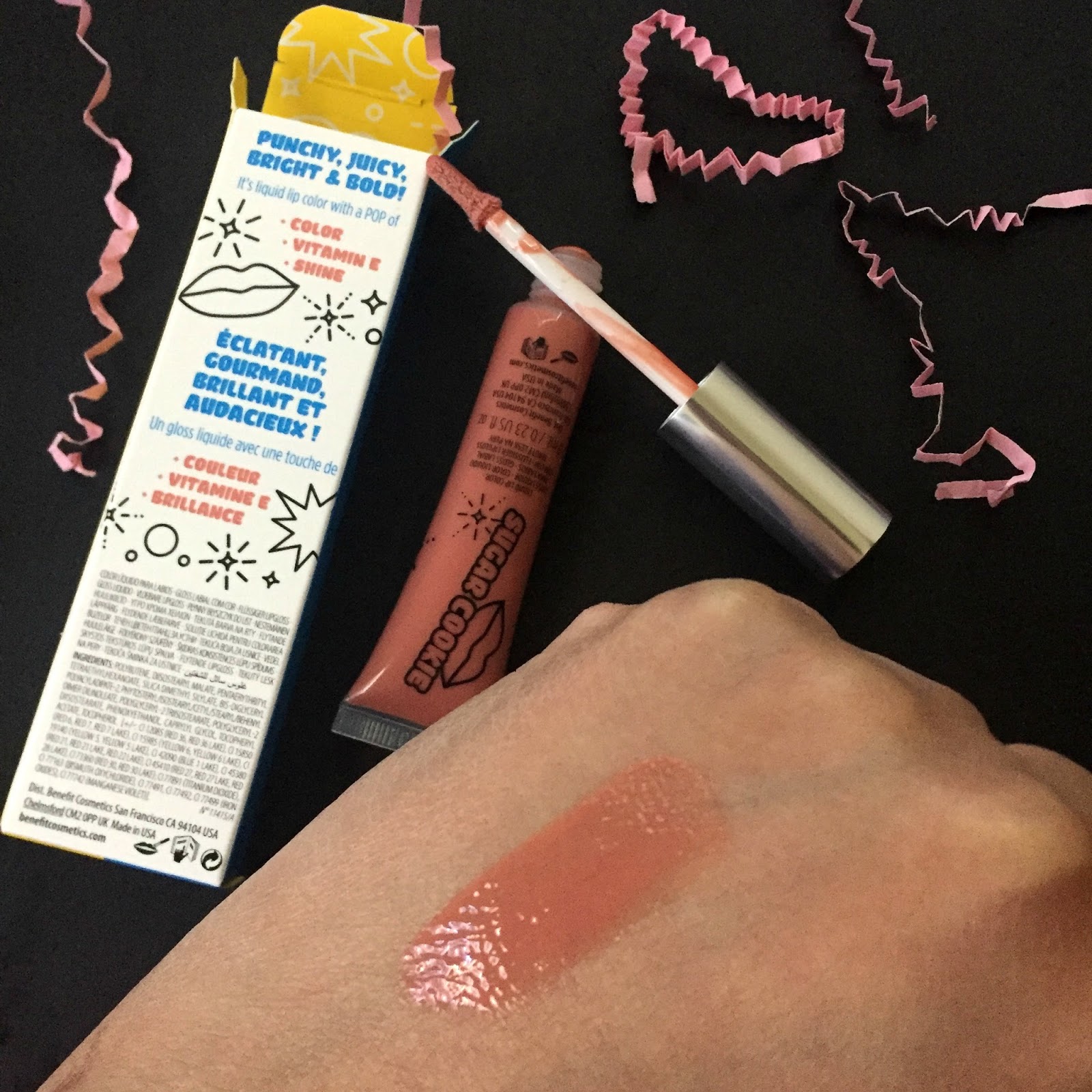 Benefit Cosmetics Punch Pop! Liquid Lip Color in Sugar Cookie, Pink ...