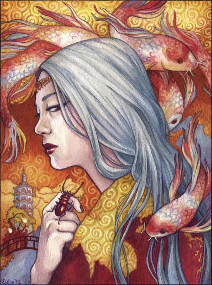 The Geeky Nerfherder: Artist Spotlight: The Art Of . . . Elisabeth Alba