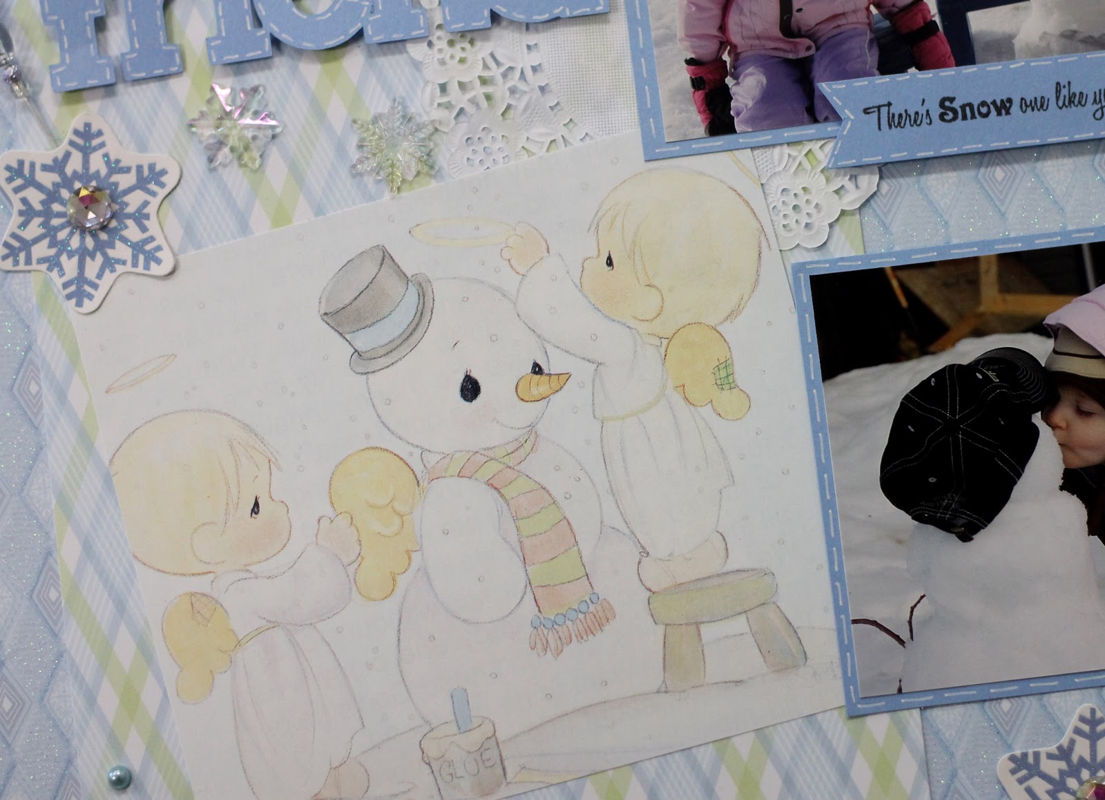 Scrappin' 2 Little Princesses: Snow Friend