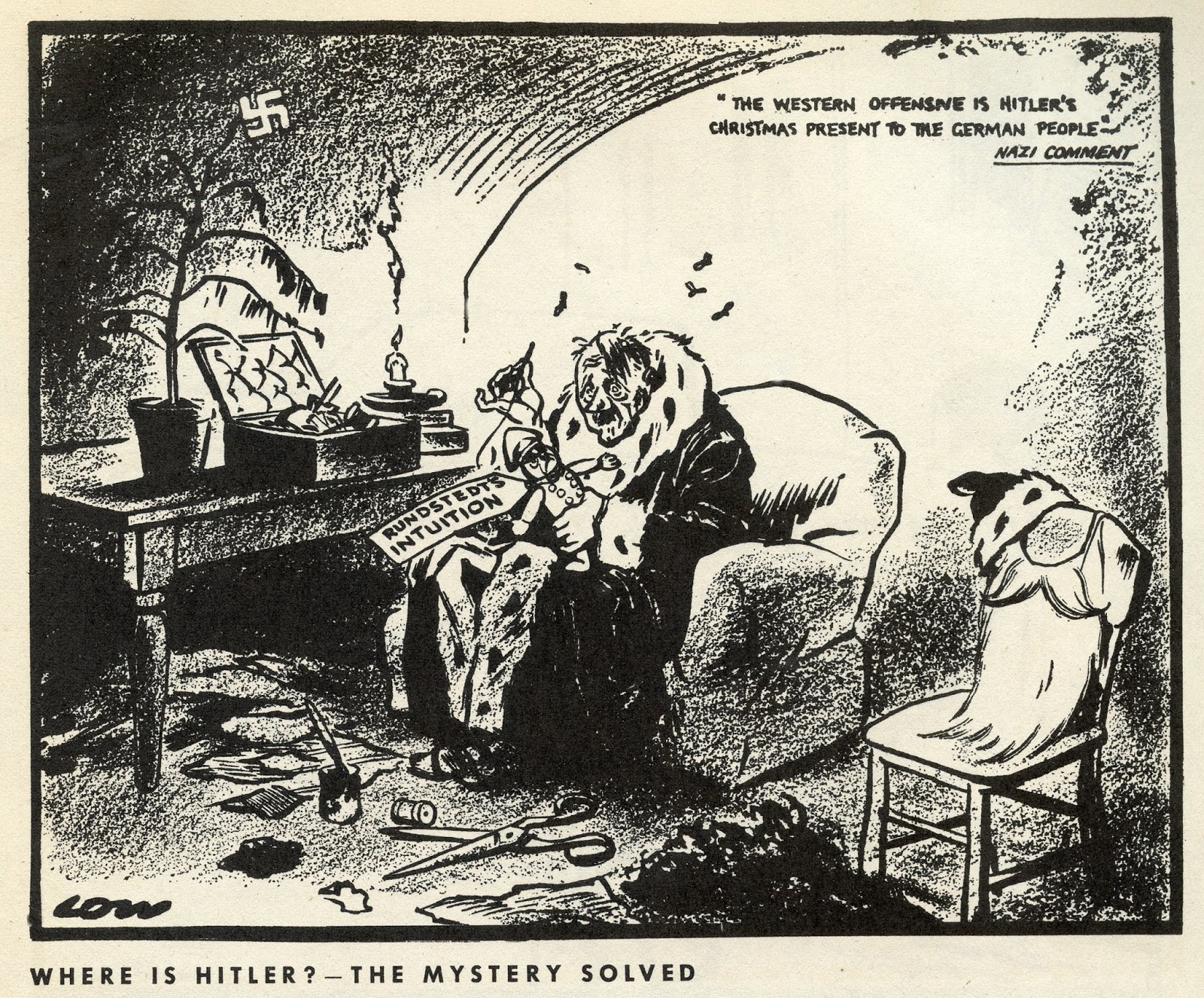 ILLUSTRATION ART: DAVID LOW BREAKS ONE RULE BUT NOT TWO