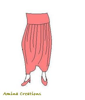 AMINA CREATIONS: HAREM PANTS PATTERNS