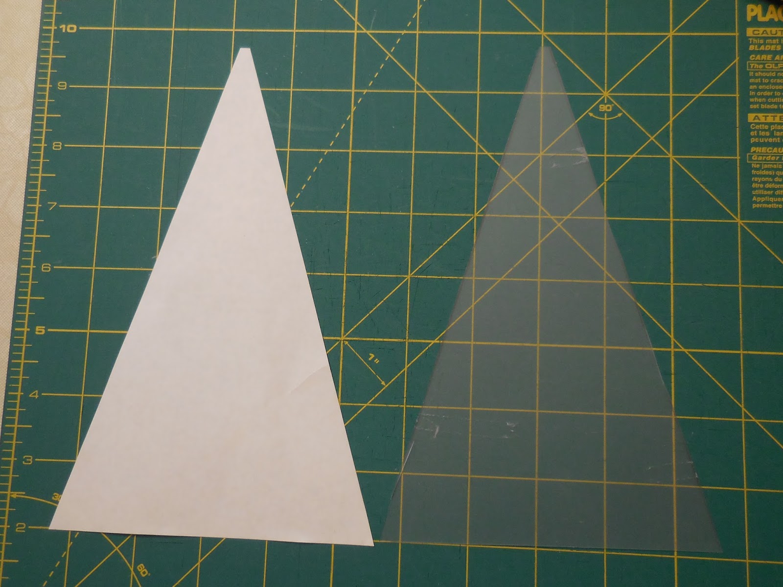 I'm keeping busy...: Tall Triangle Tutorial