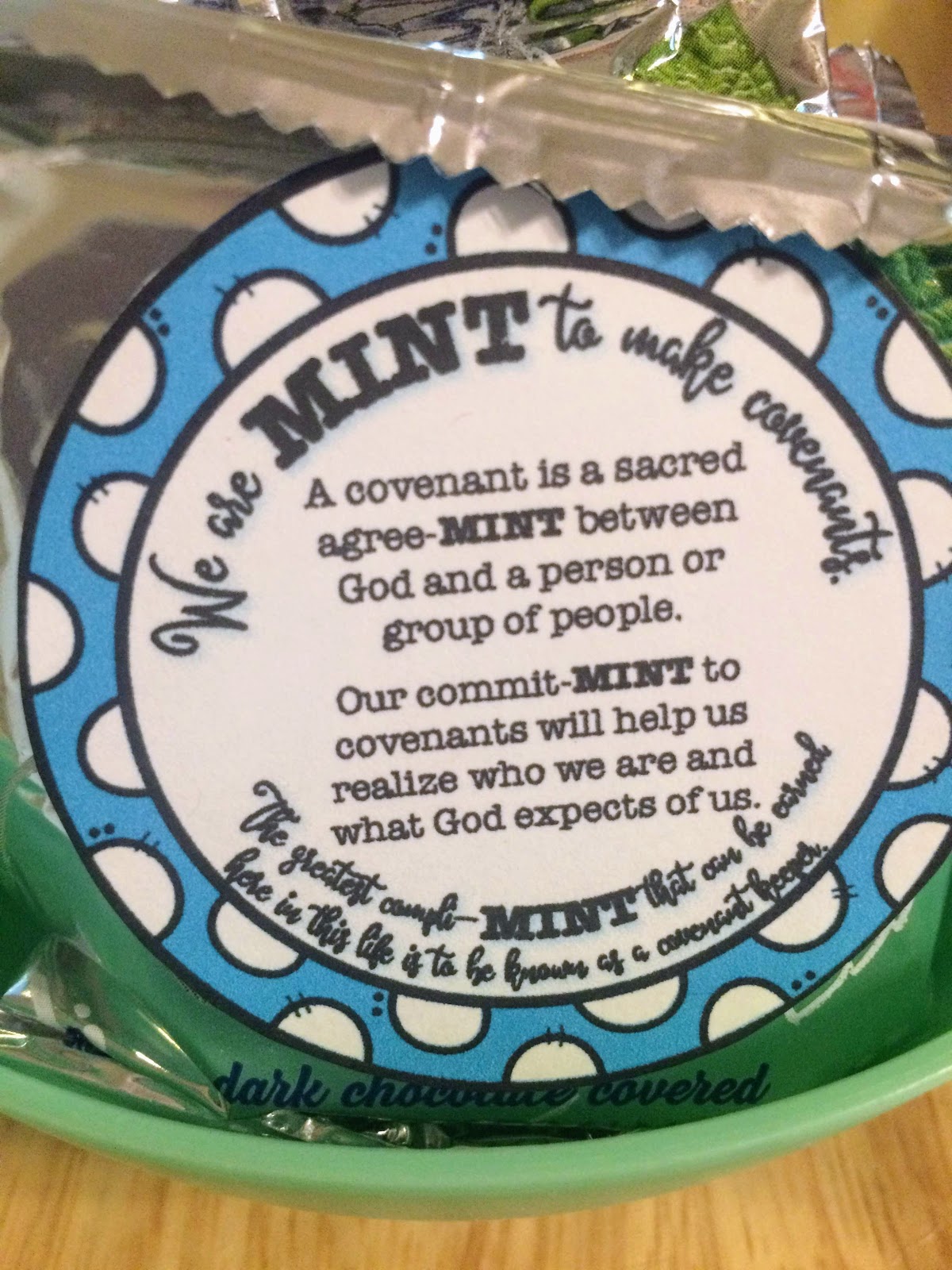 RuthAnne Strong: "Mint" to Make Covenants