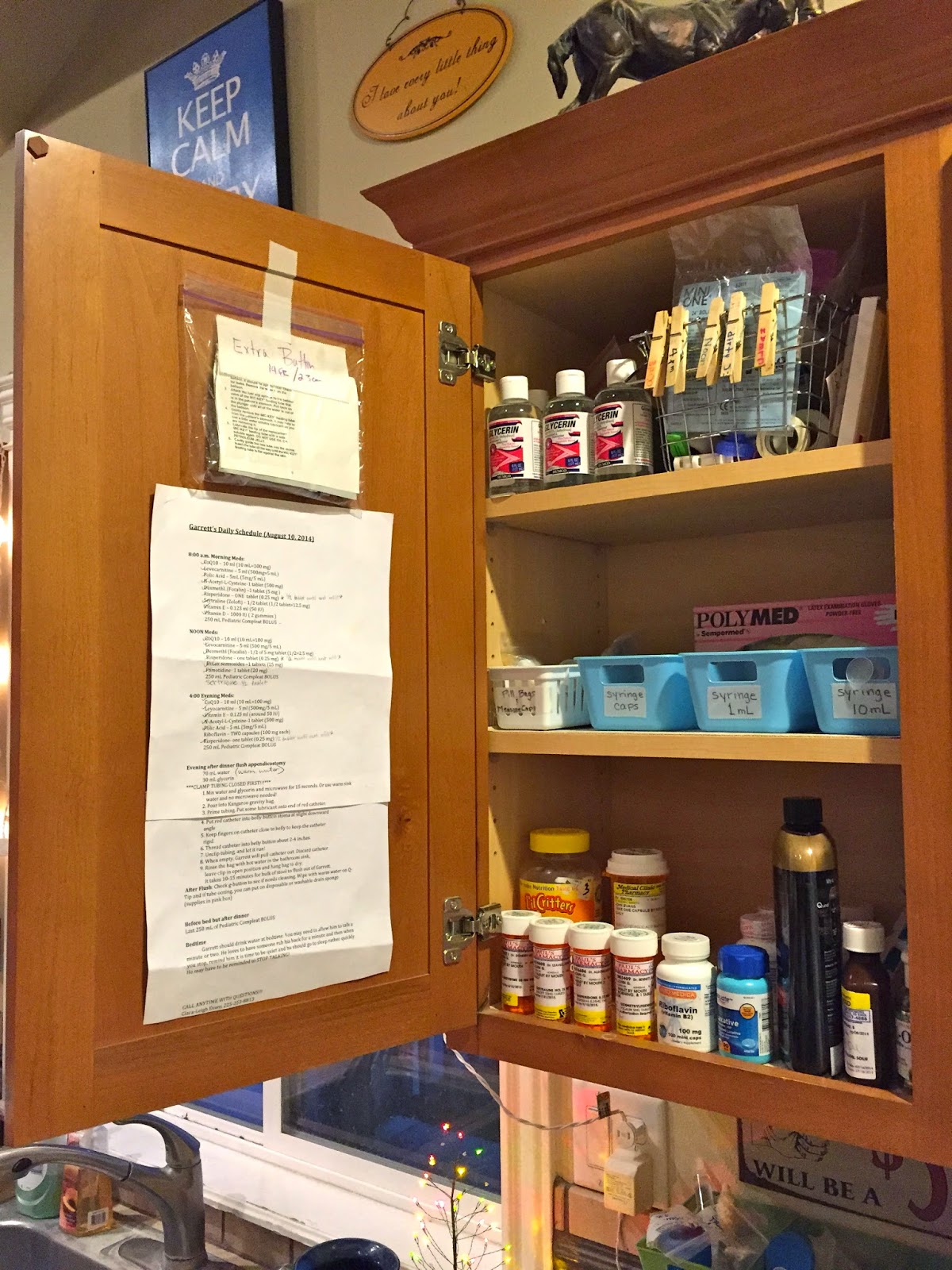 Mito Life Window: Where Do I Put All This Stuff?? Medical Supply Organizing