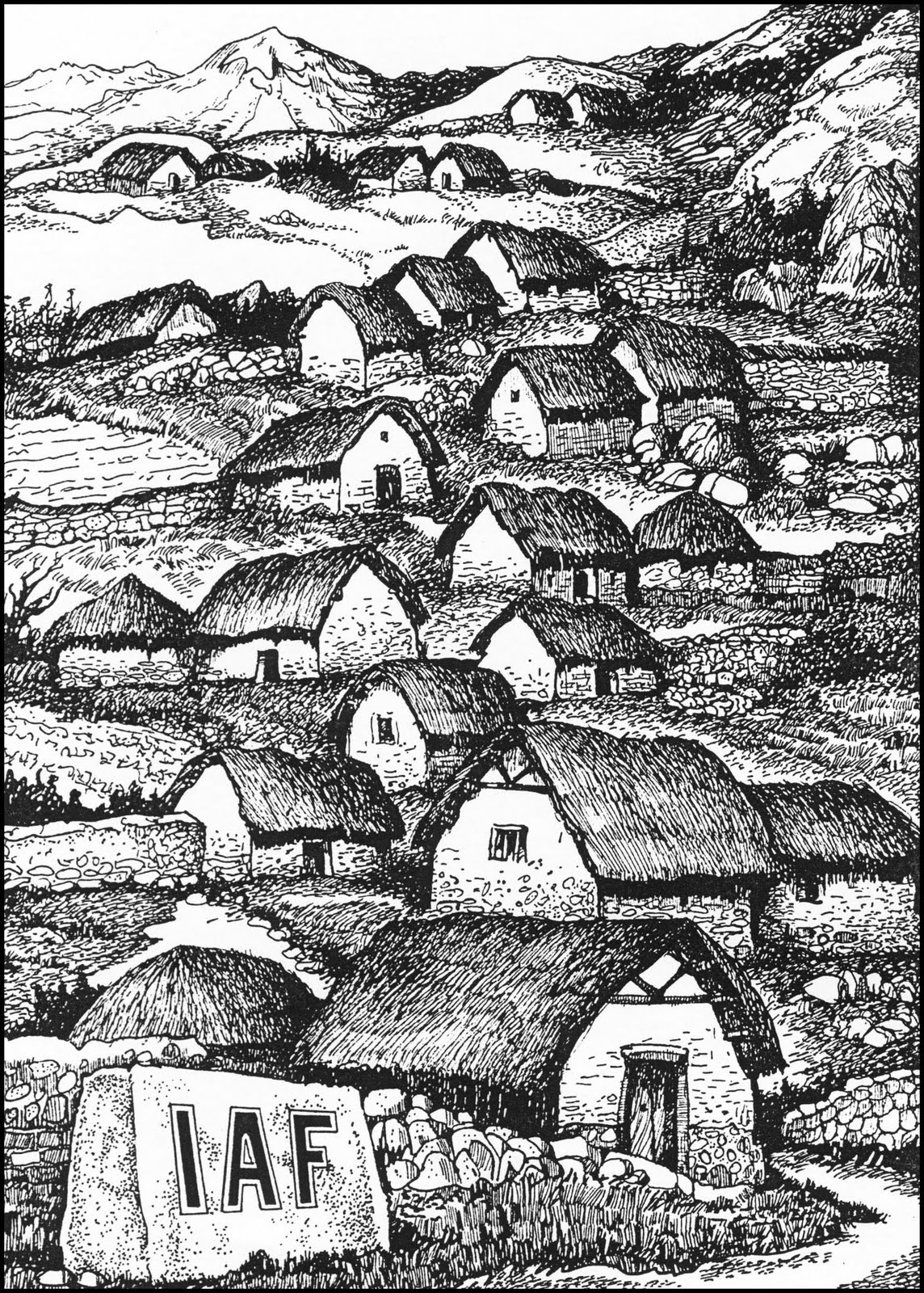 Dibujos de una comunidad rural - Imagui