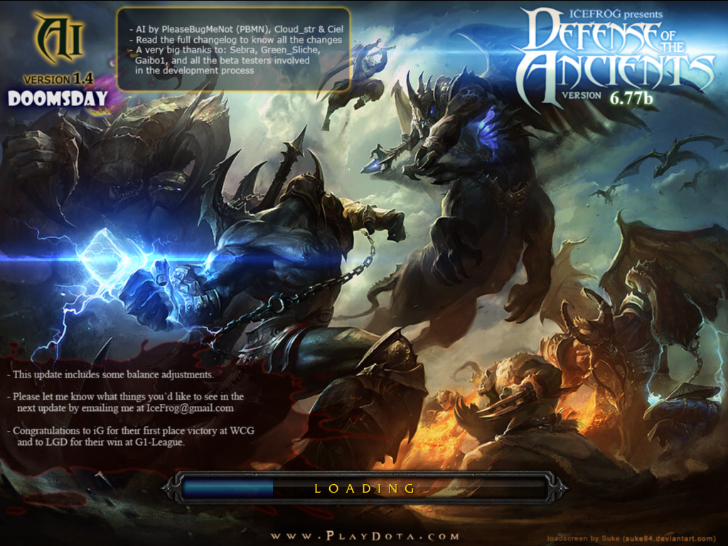 DotA 6.77b AI 1.4 Map (Official by PBMN) - DotA-Blog