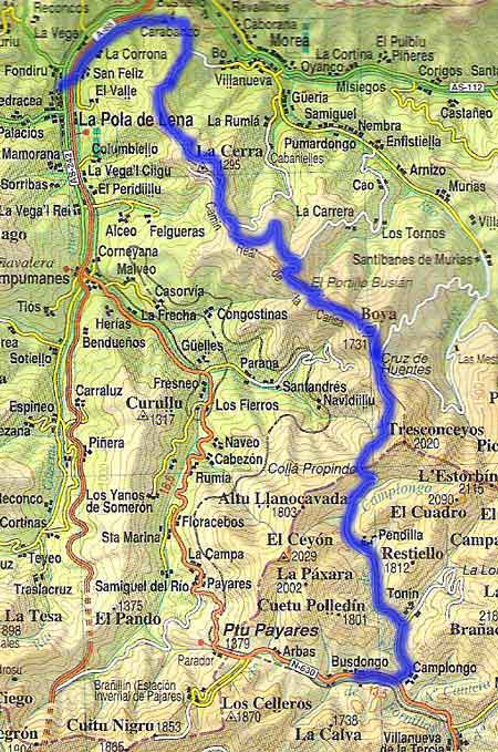 Hispania romana: Vía de la Carisa